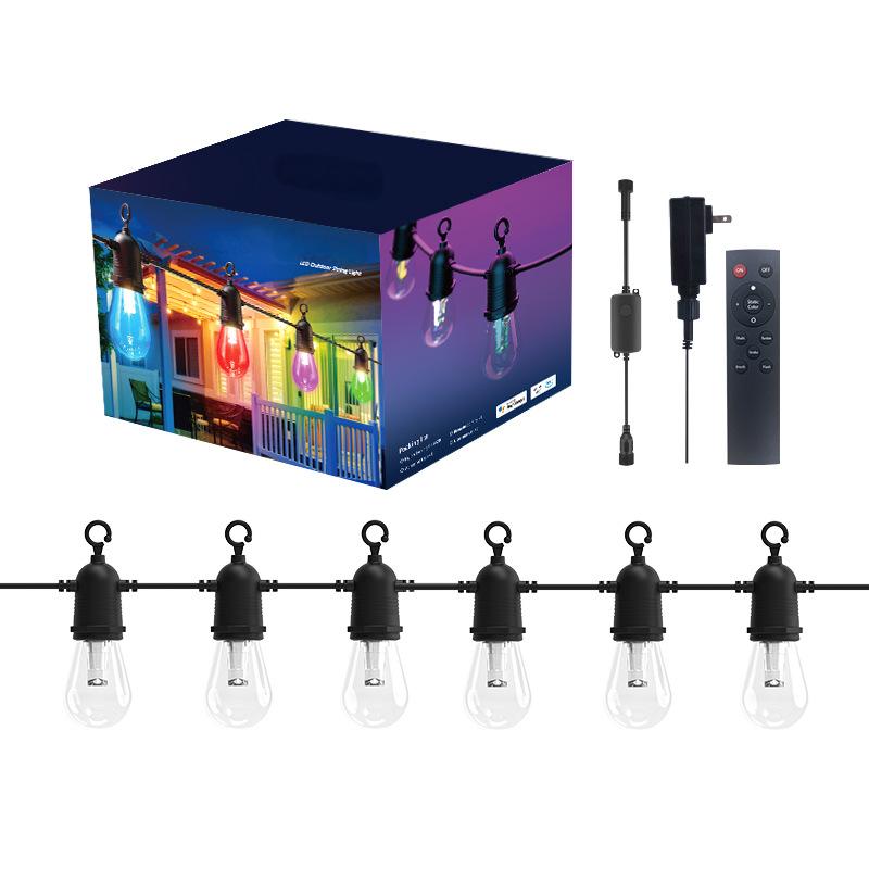 Outdoor RGBW bulb light string - sotechlife